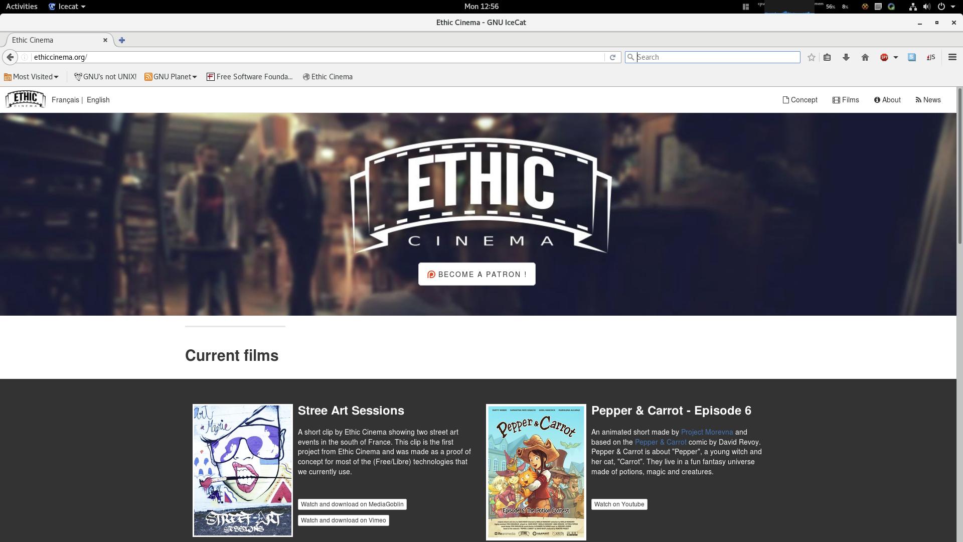 ETHIC CINEMA - News